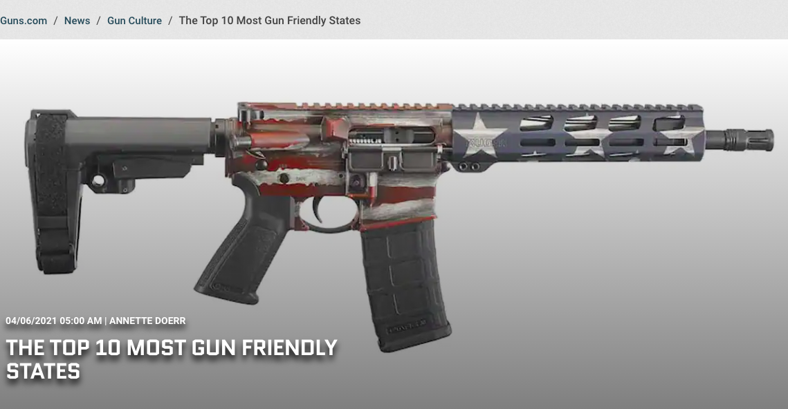 The Top 10 Most Gun Friendly States – Freelance Writer / Social Media ...